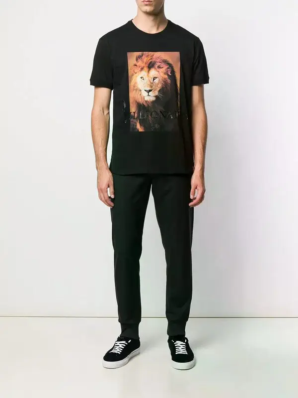 BILLIONAIRE Lion Print T-shirt