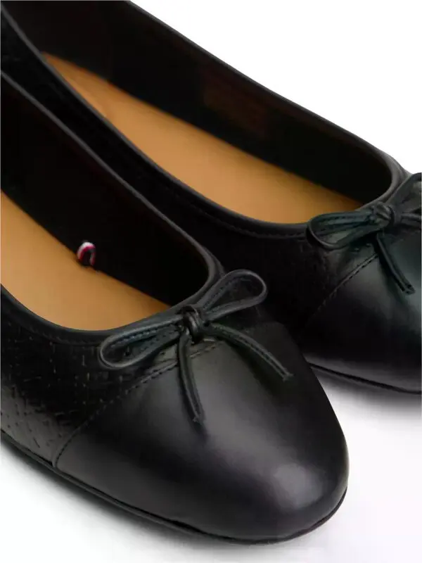 Tommy Hilfiger Monogram-embossed Ballet Flats