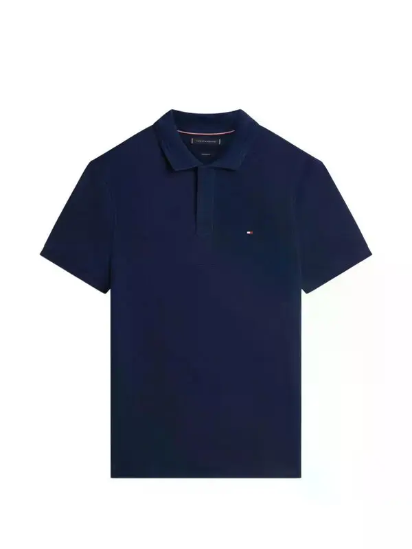 Tommy Hilfiger 1985 Logo-patch Piqué Polo Shirt - Blue