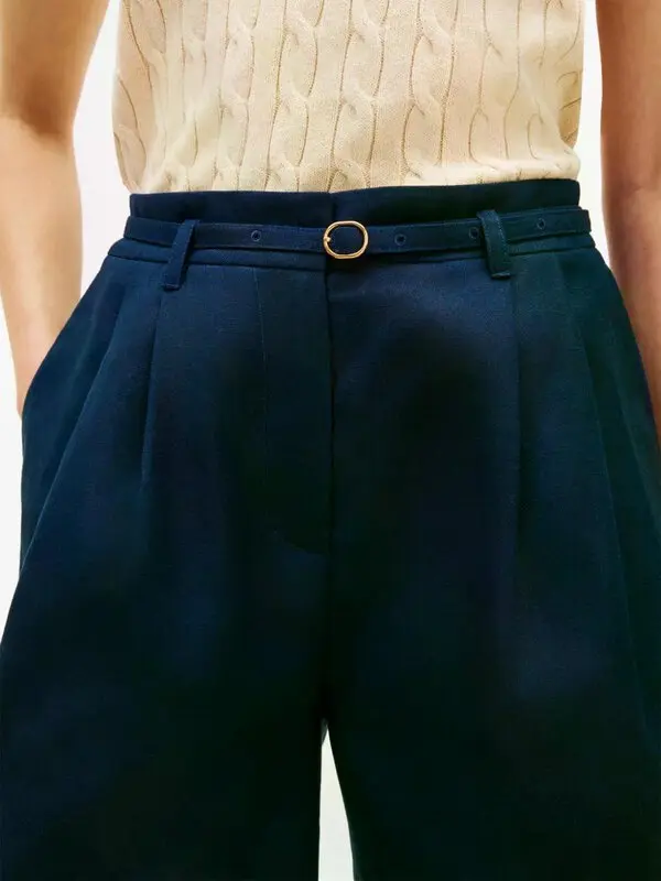 Tommy Hilfiger Belted Wide Leg Shorts
