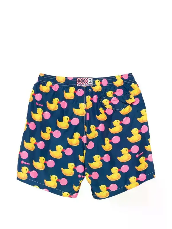MC2 SAINT BARTH Lighting Duck-print Swim Shorts