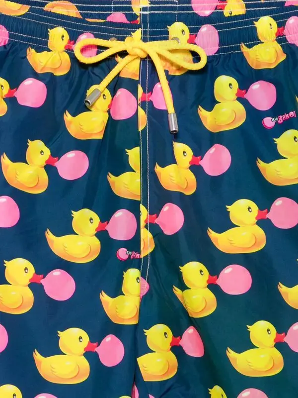 MC2 SAINT BARTH Lighting Duck-print Swim Shorts