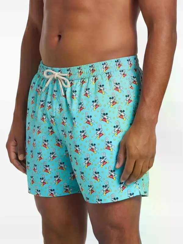 MC2 SAINT BARTH Disney Lighting Micro Stretch Swim Shorts - Blue