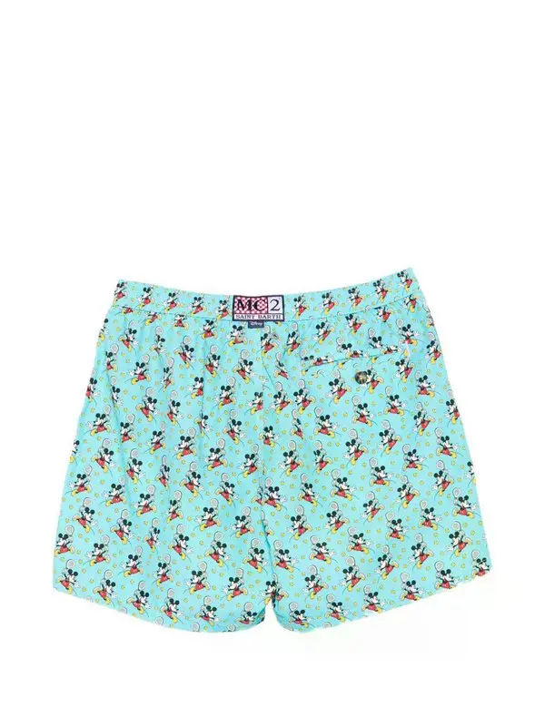 MC2 SAINT BARTH Disney Lighting Micro Stretch Swim Shorts - Blue