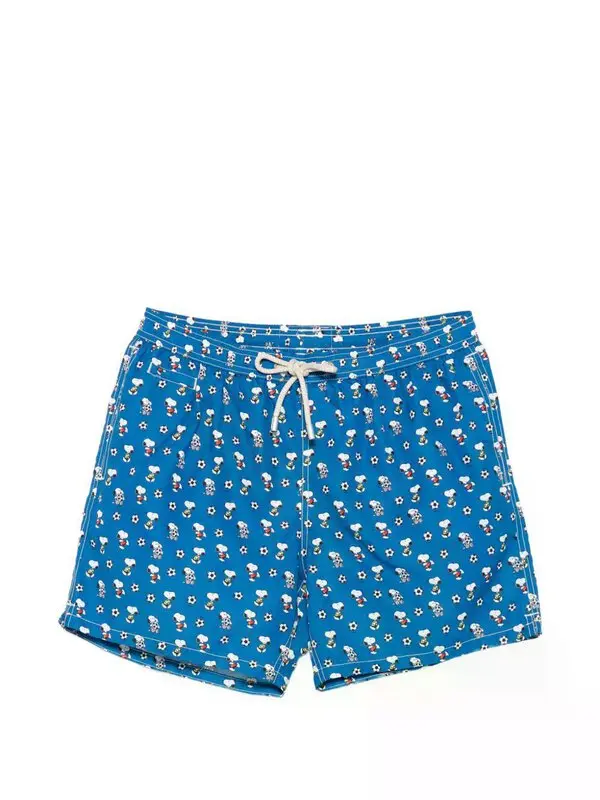 MC2 SAINT BARTH X Peanuts Drawstring Swim Shorts - Blue