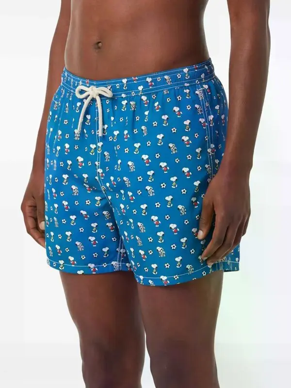 MC2 SAINT BARTH X Peanuts Drawstring Swim Shorts - Blue