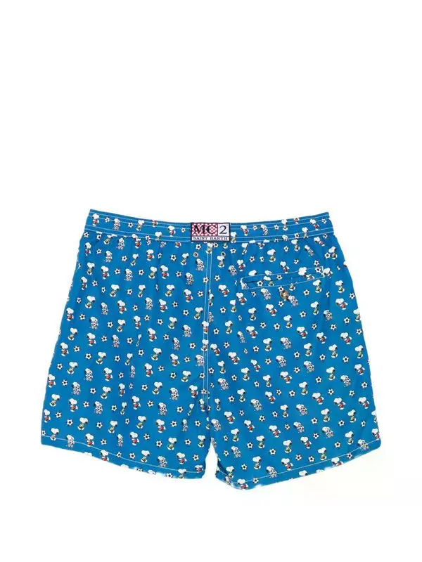 MC2 SAINT BARTH X Peanuts Drawstring Swim Shorts - Blue