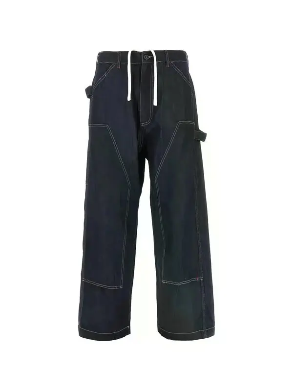 ROY ROGER'S Contrast-stitch Jeans - Blue