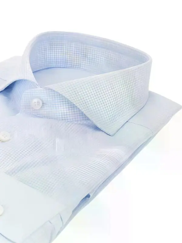 XACUS Micro-check Shirt