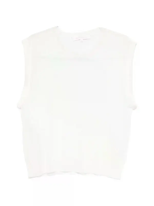 ABSOLUT CASHMERE Naomi Vest - White
