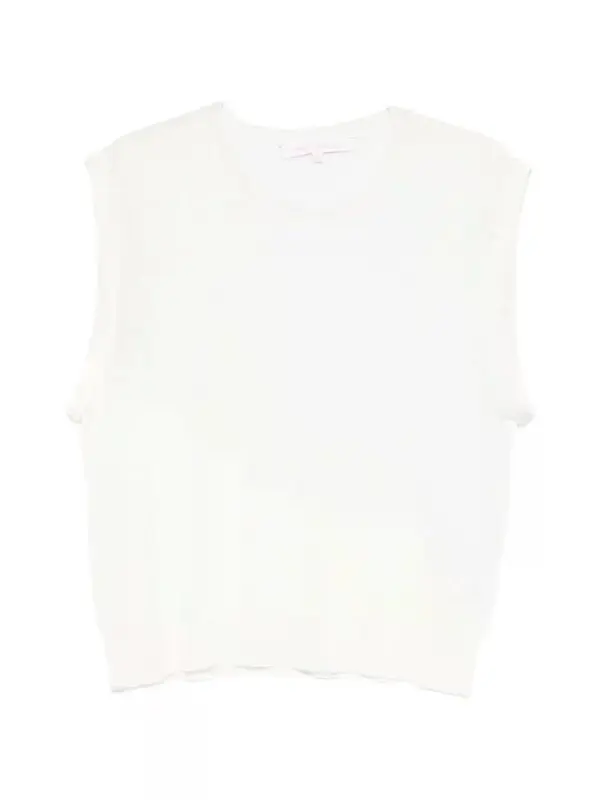 ABSOLUT CASHMERE Naomi Vest - White