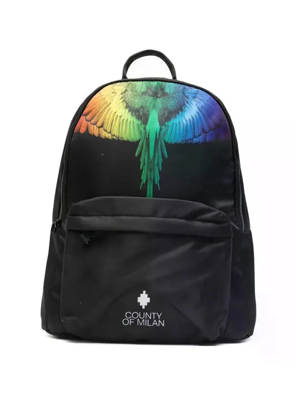 COUNTY OF MILAN Logo Print Backpack - Black