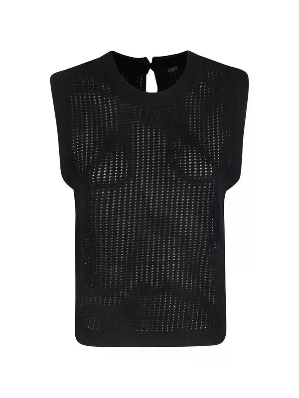 Seventy Open-knit Sleeveless Sweater