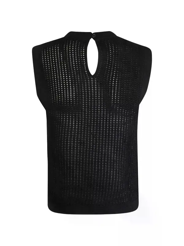Seventy Open-knit Sleeveless Sweater