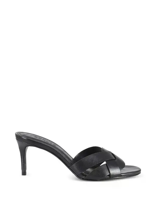 Schutz Crossover-strap Sandals - Black