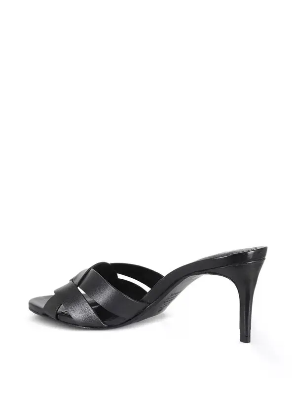 Schutz Crossover-strap Sandals - Black