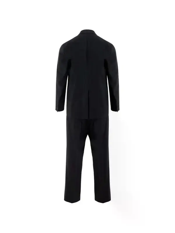 Tagliatore Double-breasted Wool Suit - Blue