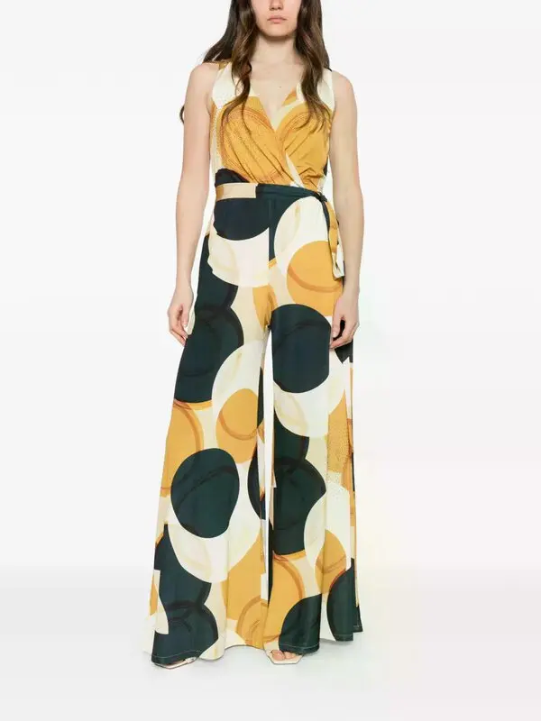 LE RJTANGE Abstract-print Jumpsuit