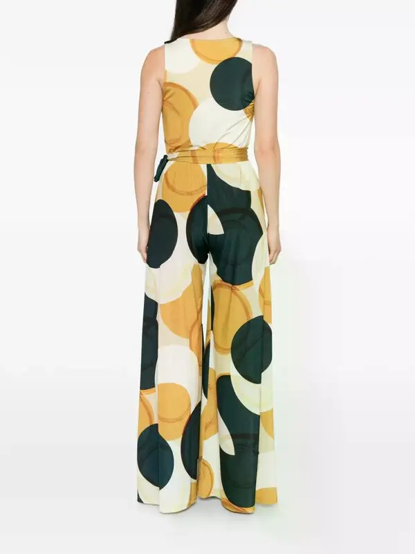 LE RJTANGE Abstract-print Jumpsuit