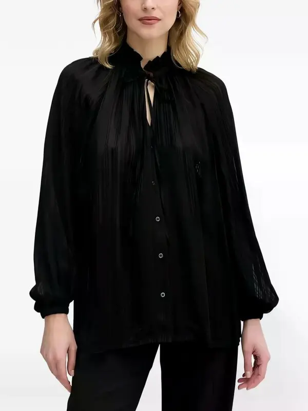 Sisley Ruffled-neck Blouse