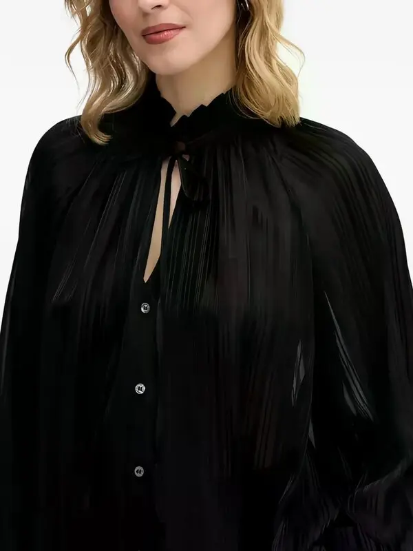 Sisley Ruffled-neck Blouse