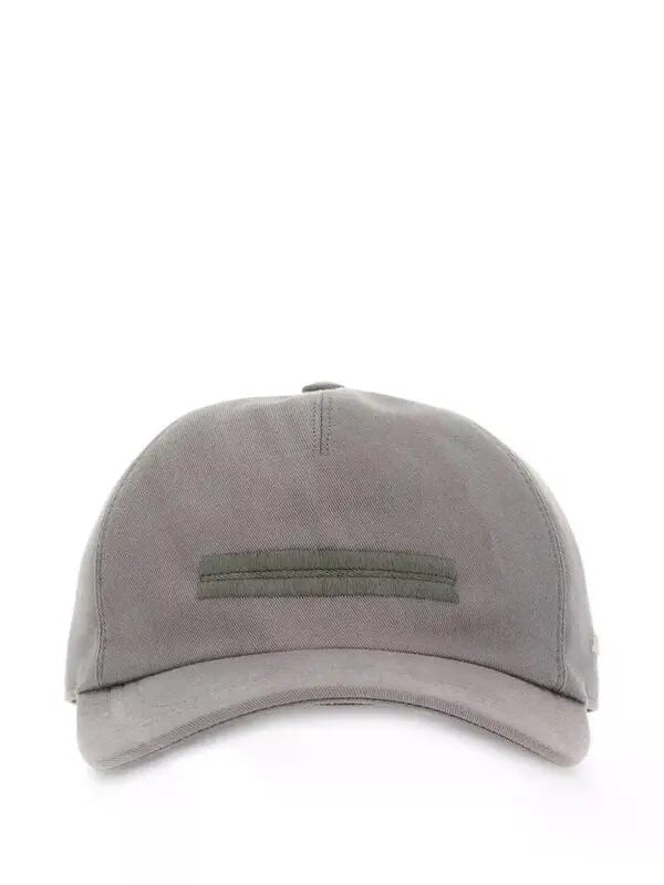 Zegna Embroidered-logo Baseball Cap - Grey