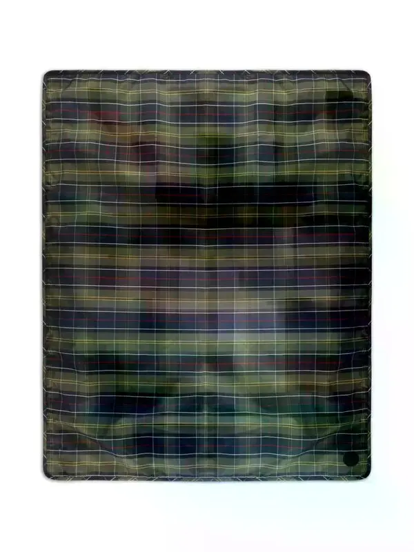 Barbour Tartan Logo-patch Dog Blanket - Red