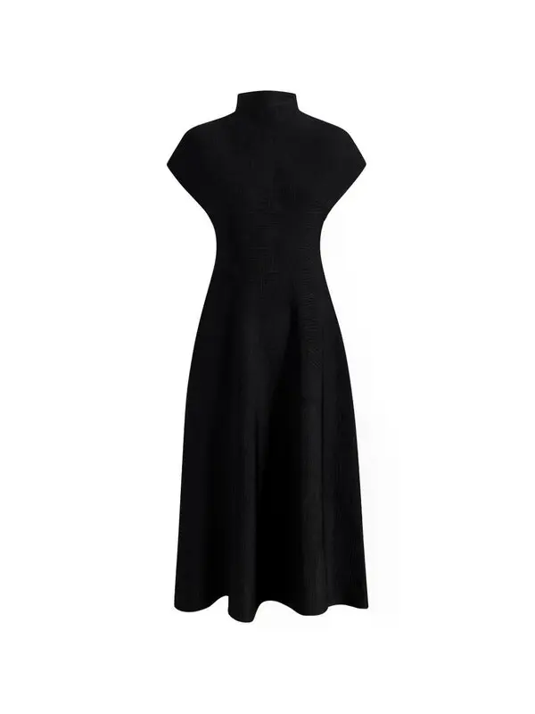 Khaite Lyra Knit Midi Dress - Black