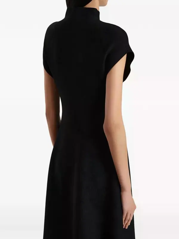 Khaite Lyra Knit Midi Dress - Black
