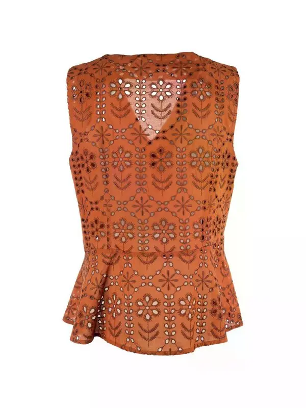 Paul Smith Embroidered V-neck Top
