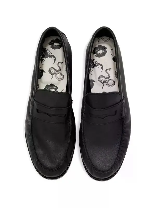 DUKE + DEXTER Leather Loafers