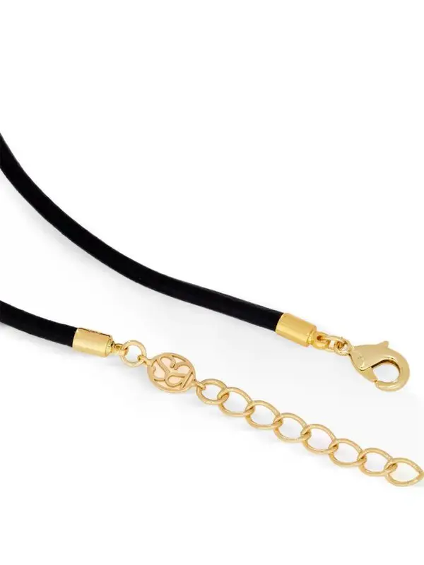 SANDRALEXANDRA Heart-pendant Leather Necklace