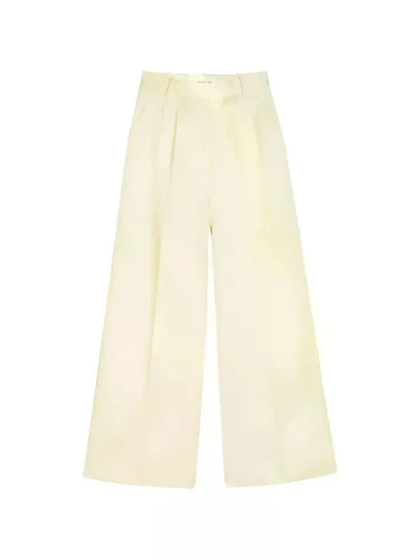 VORANIDA Pleated Wide-leg Trousers - Neutrals
