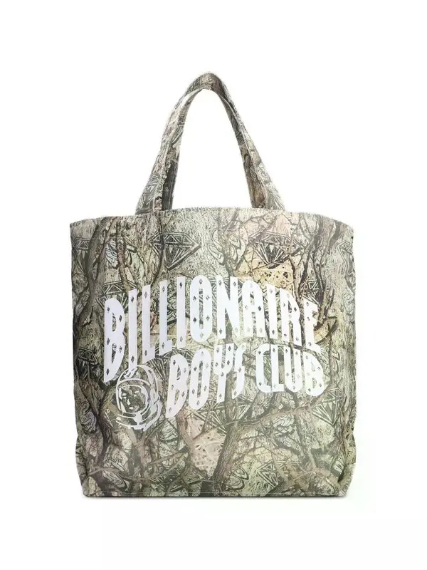 BILLIONAIRE BOYS CLUB Diamonds & Dollars Camouflage Tote Bag - Neutrals