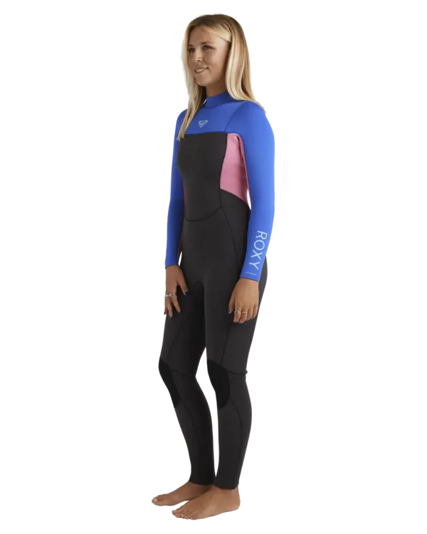Roxy 3/2mm Prologue Gbs Back Zip Wetsuit - Cobalt
