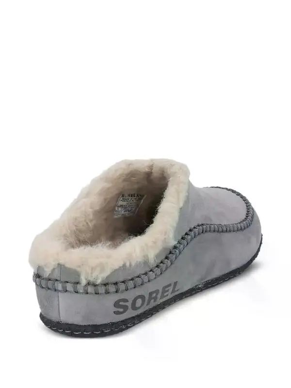 Sorel Stitched Shearling Slippers