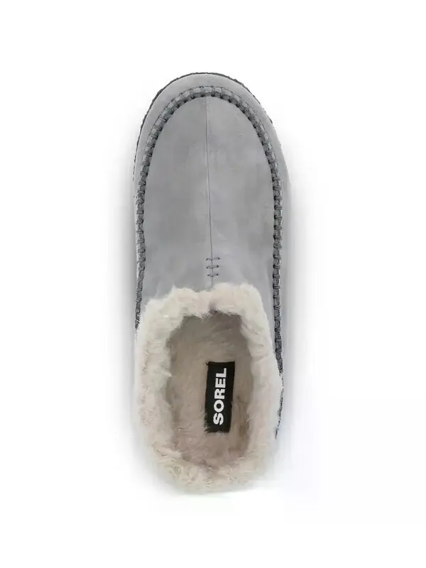 Sorel Stitched Shearling Slippers