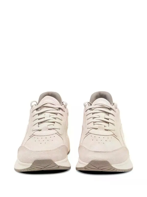 BOSS Panelled Suede Sneakers - Neutrals