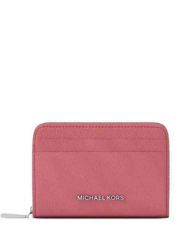 Michael Kors Jet Set Pebbled-leather Wallet