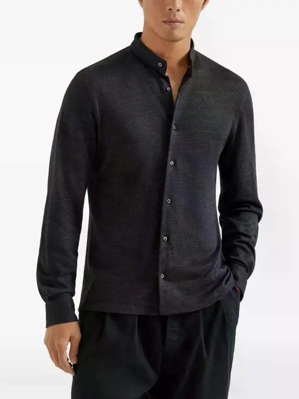 Brunello Cucinelli Mandarin-collar Shirt