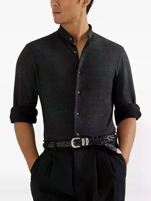 Brunello Cucinelli Mandarin-collar Shirt