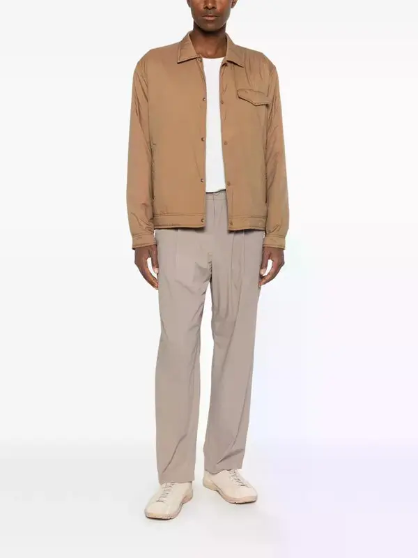 Herno Pleated Elasticated-waist Trousers - Neutrals