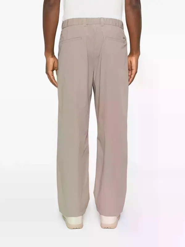 Herno Pleated Elasticated-waist Trousers - Neutrals