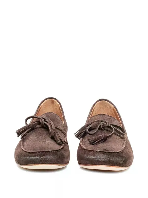 DUCANERO Tassel-detail Suede Loafers