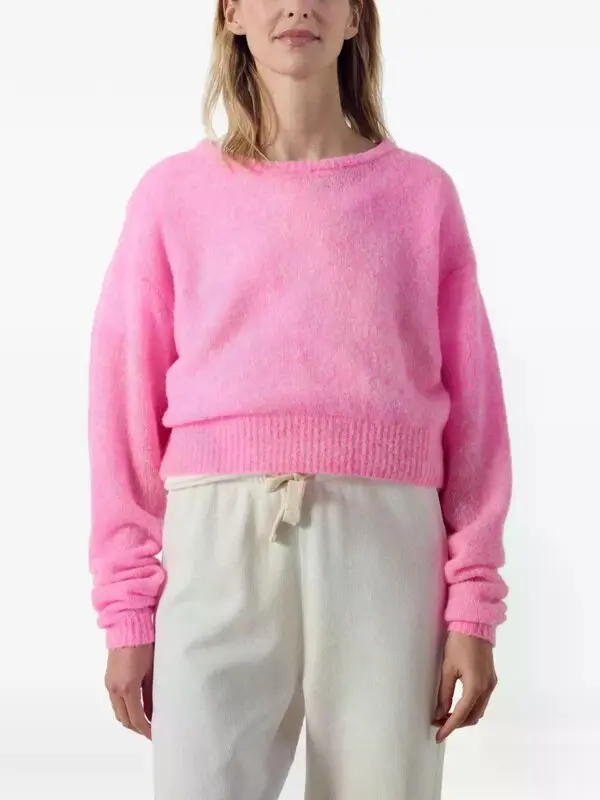 American Vintage Nuggy Mélange Sweater - Pink