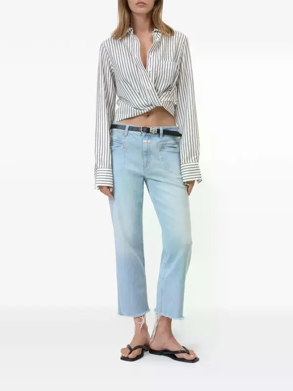 Closed Mira-x Fringed Jeans - Blue