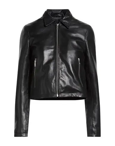 Bolongaro Trevor Sophia Zip Through Jacket Size Sheepskin - Black