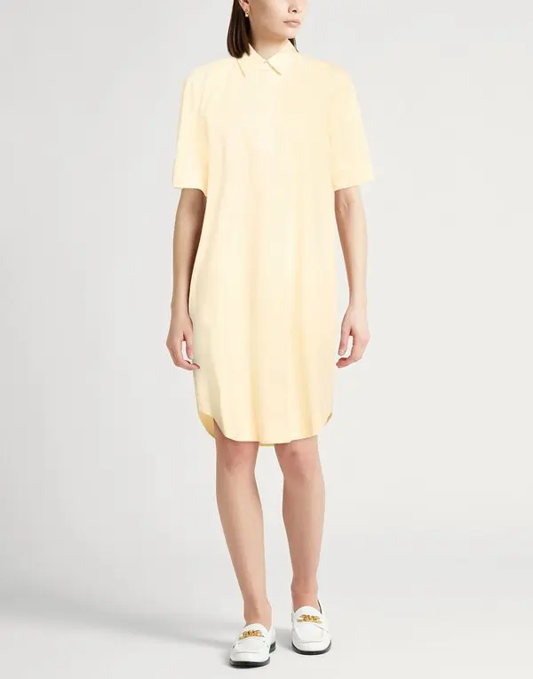 Peserico Mini Shirt Dress - Yellow