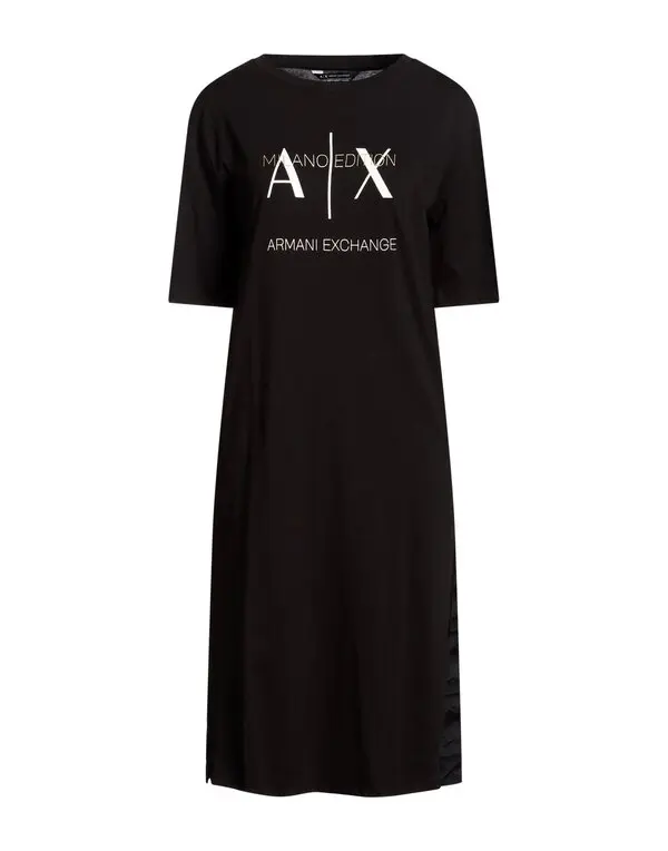 Armani Exchange Cotton Midi T-shirt Dress