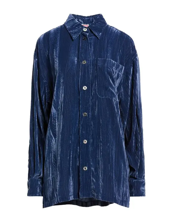 Kenzo Velvet Long Sleeve Shirt
